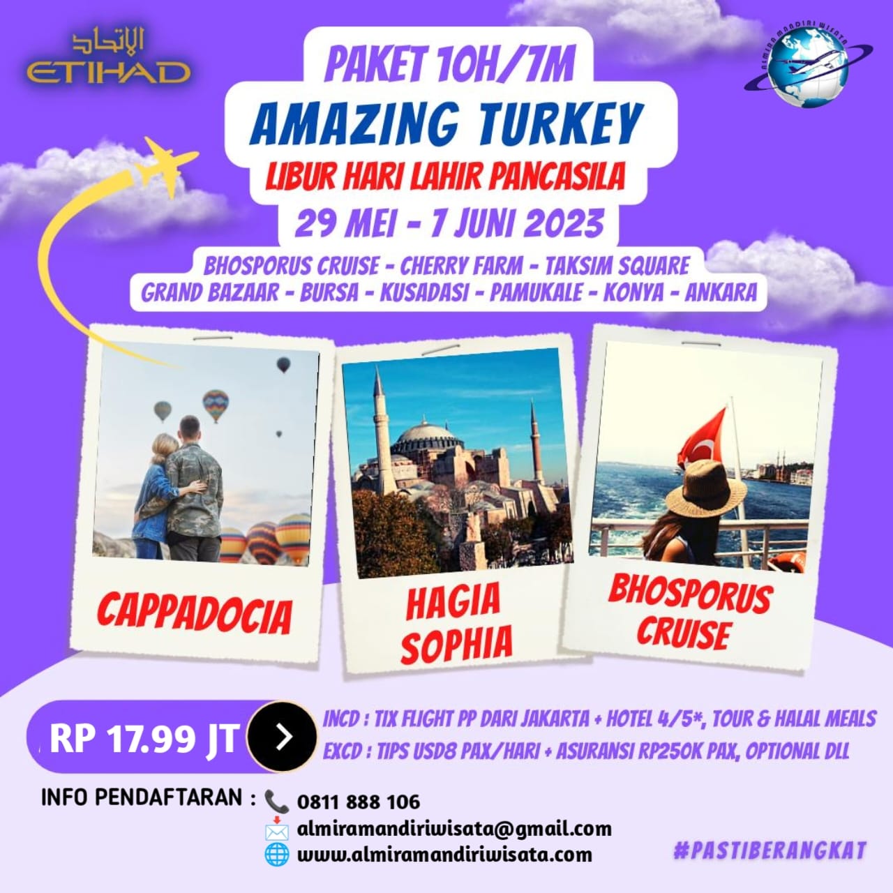 PAKET 10H7M AMAZING TURKEY – Paket Umroh, Haji dan Wisata Muslim